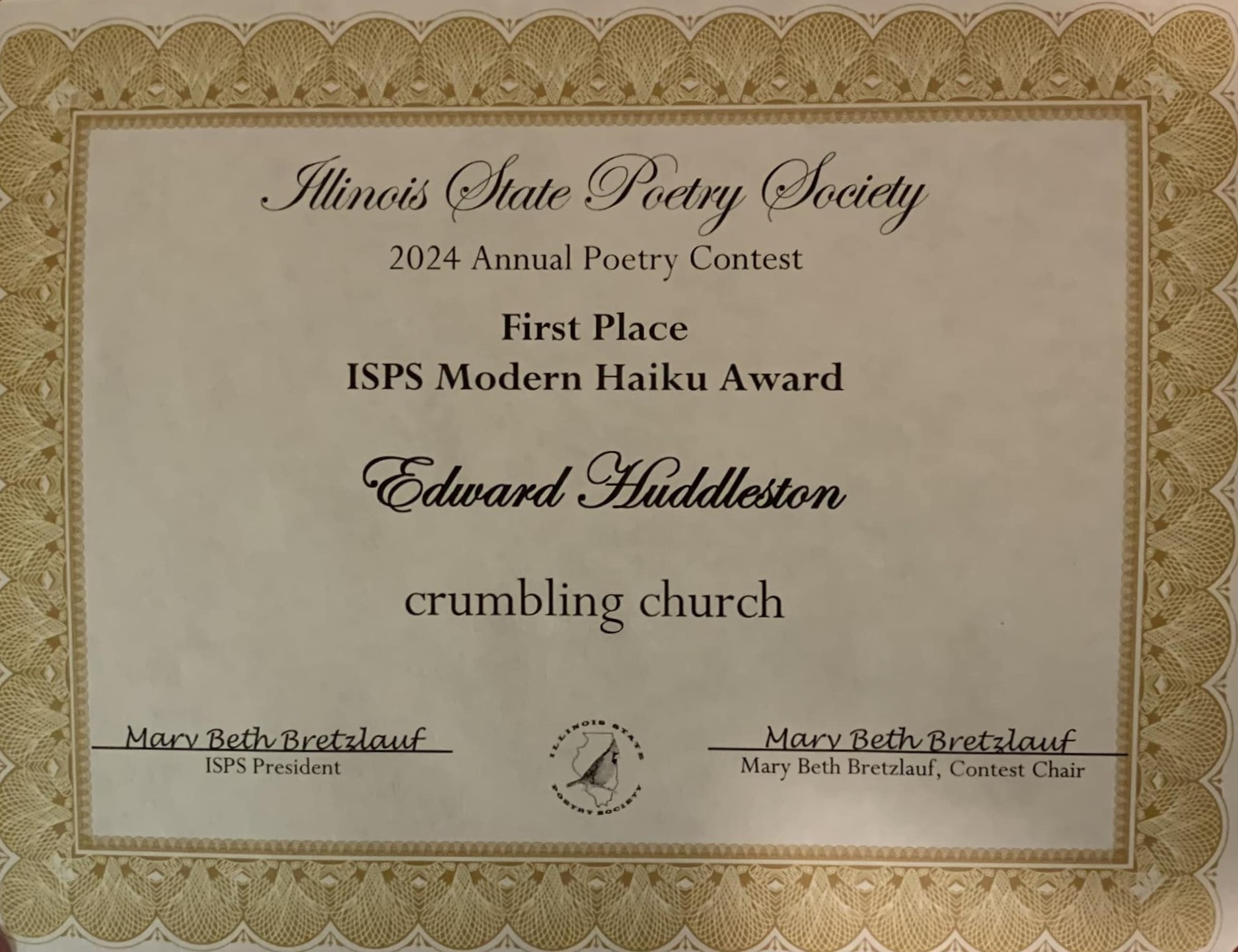 ISPS Haiku Awards: Grand Prize! – Edward Cody Huddleston