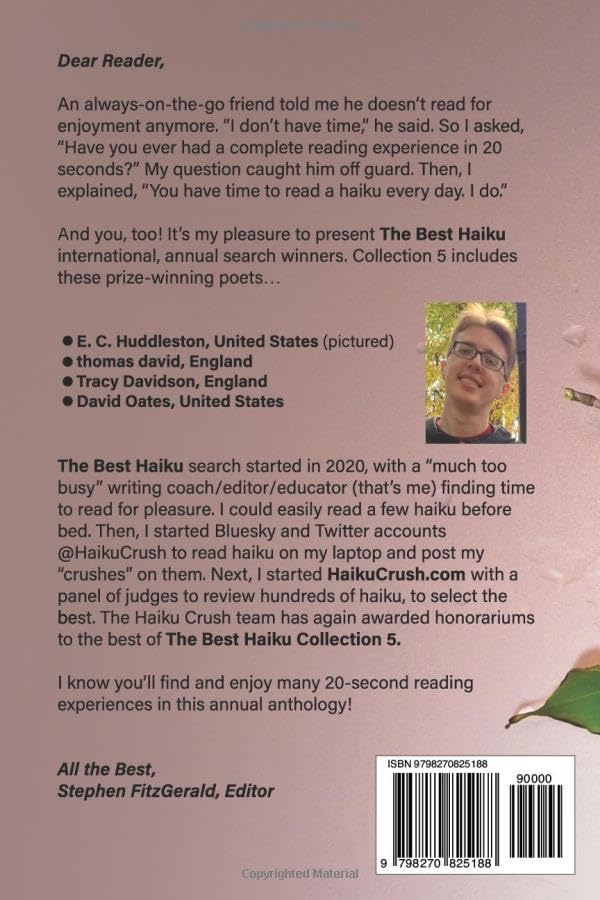 Haiku Crush Grand Prize! – Edward Cody Huddleston